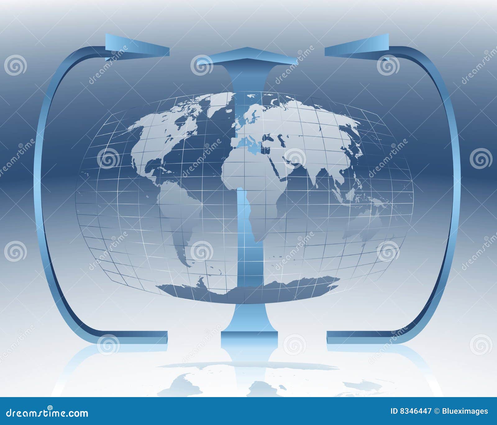 Globalizzazione illustrazione vettoriale. Illustrazione di globale ...