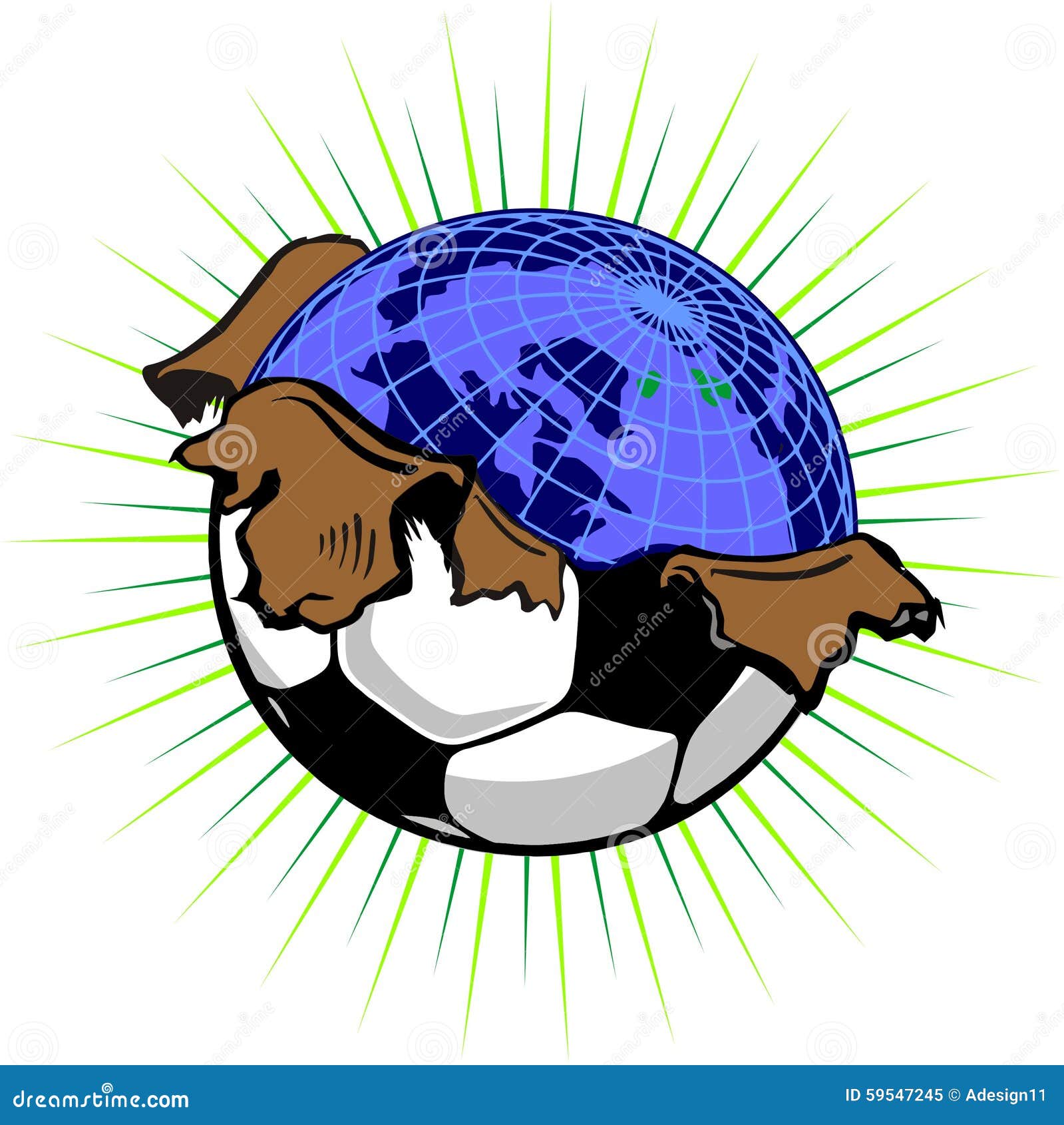 Globall stock vector. Illustration of globe, ball, word - 59547245
