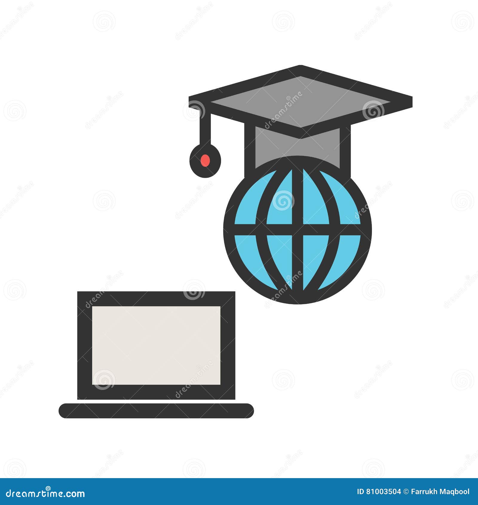 Globally Connected Students Stock Vector - Illustration of design ...