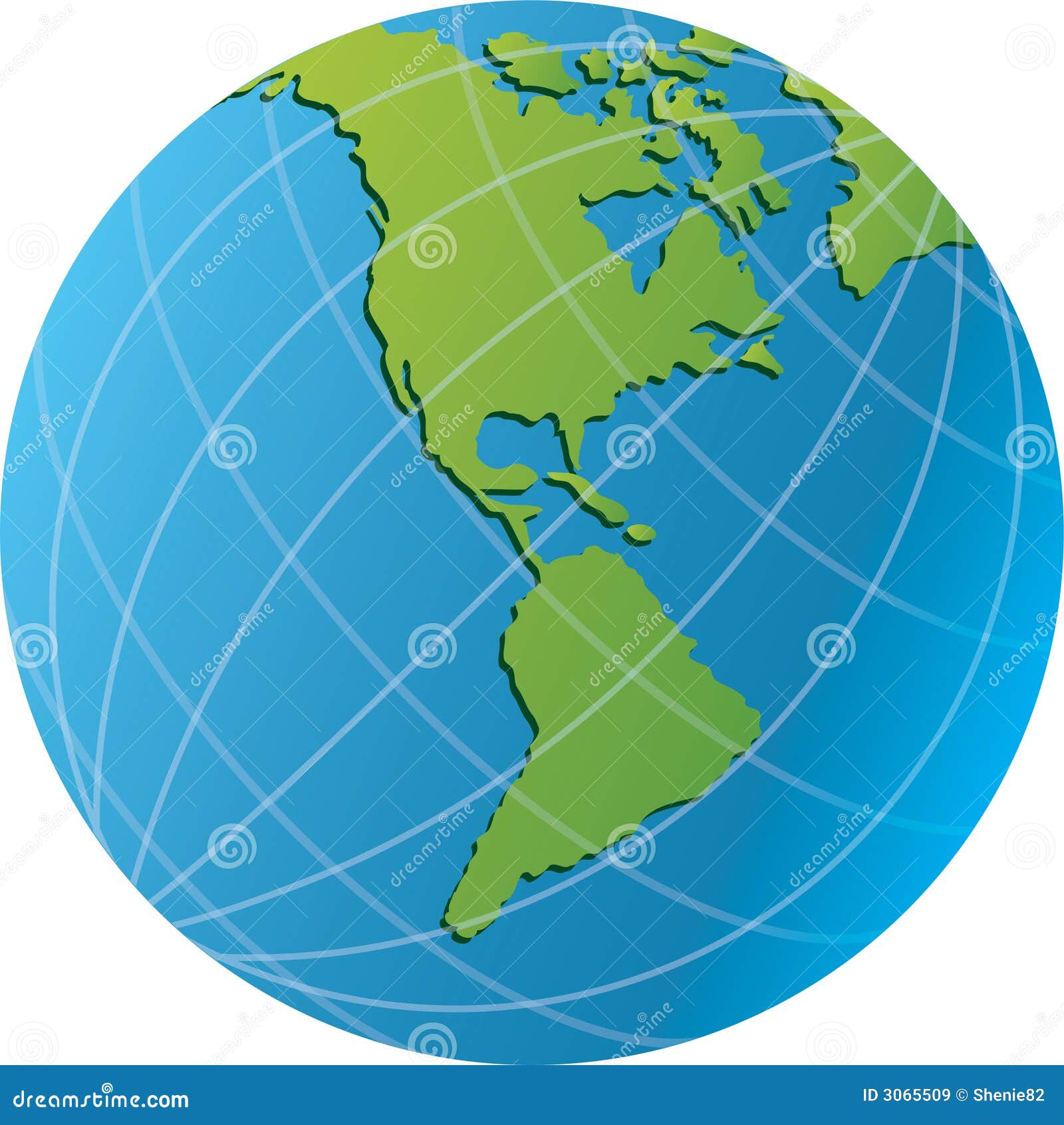 Globe stock vector. Illustration of geography, vertical - 3065509