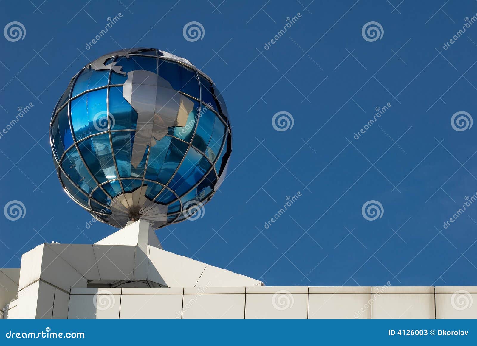 Globe stock image. Image of steel, blue, earth, sphere - 4126003