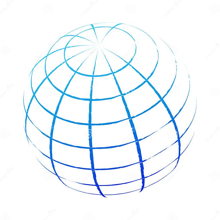 Globe stock vector. Illustration of globe, telecommunications - 6508434