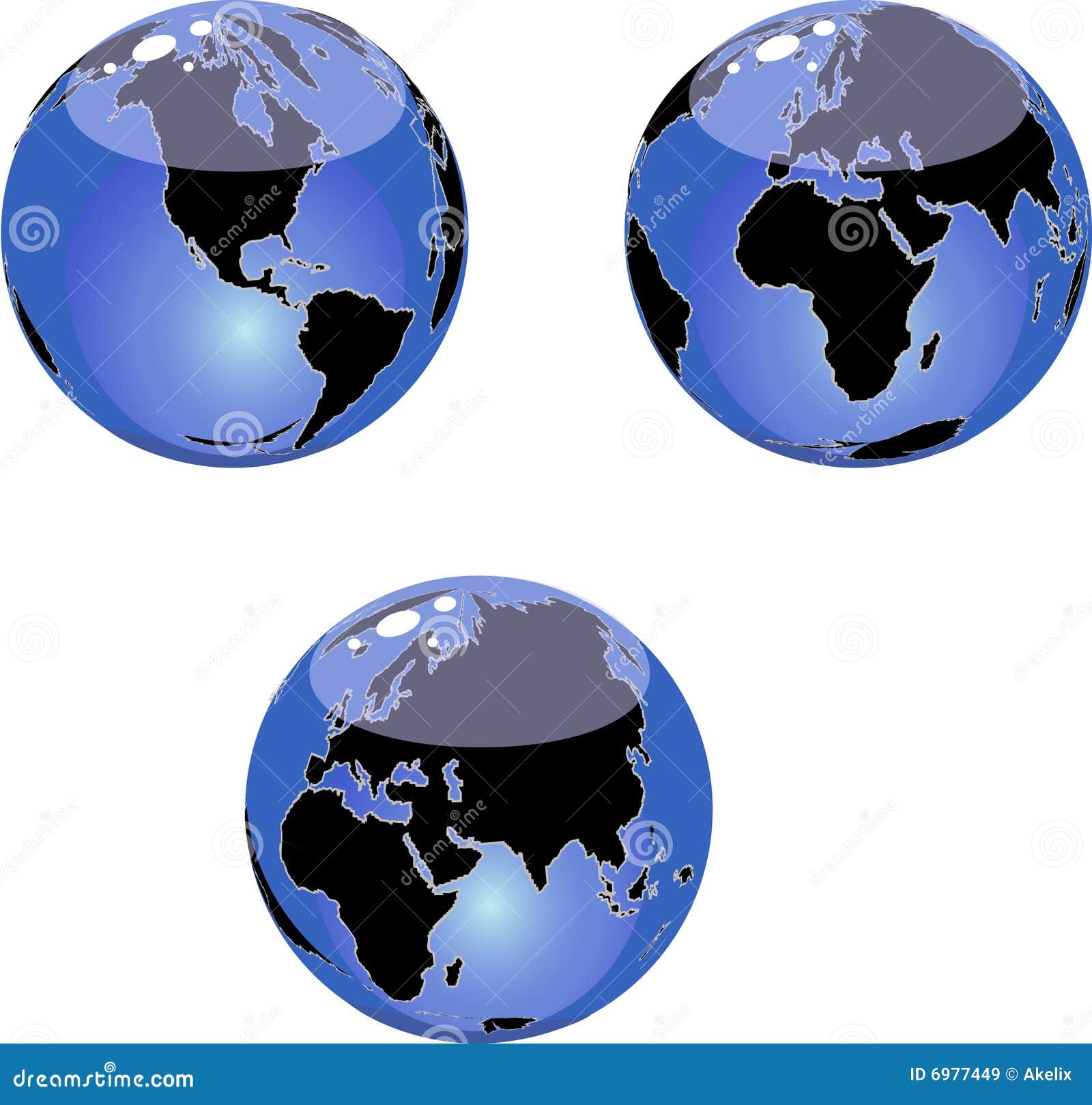 Globe stock vector. Illustration of land, graphic, cartography - 6977449