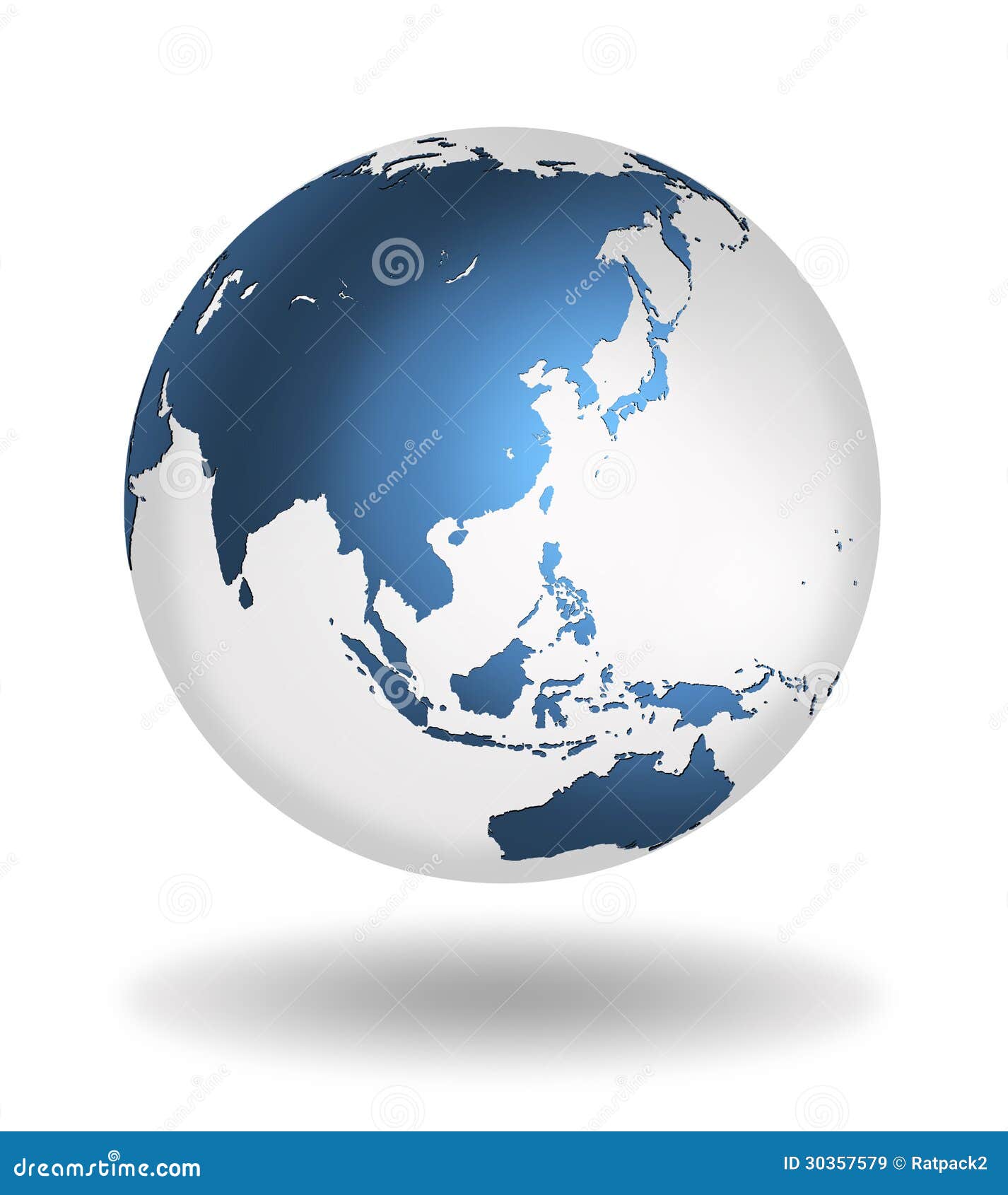 Abstract Map Of Continents. Globalization And Geopolitics In High-tech ...