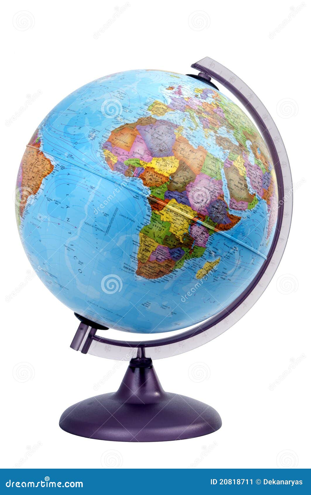 Globe Afrique image stock. Image of éducation, îles, globe - 20818711