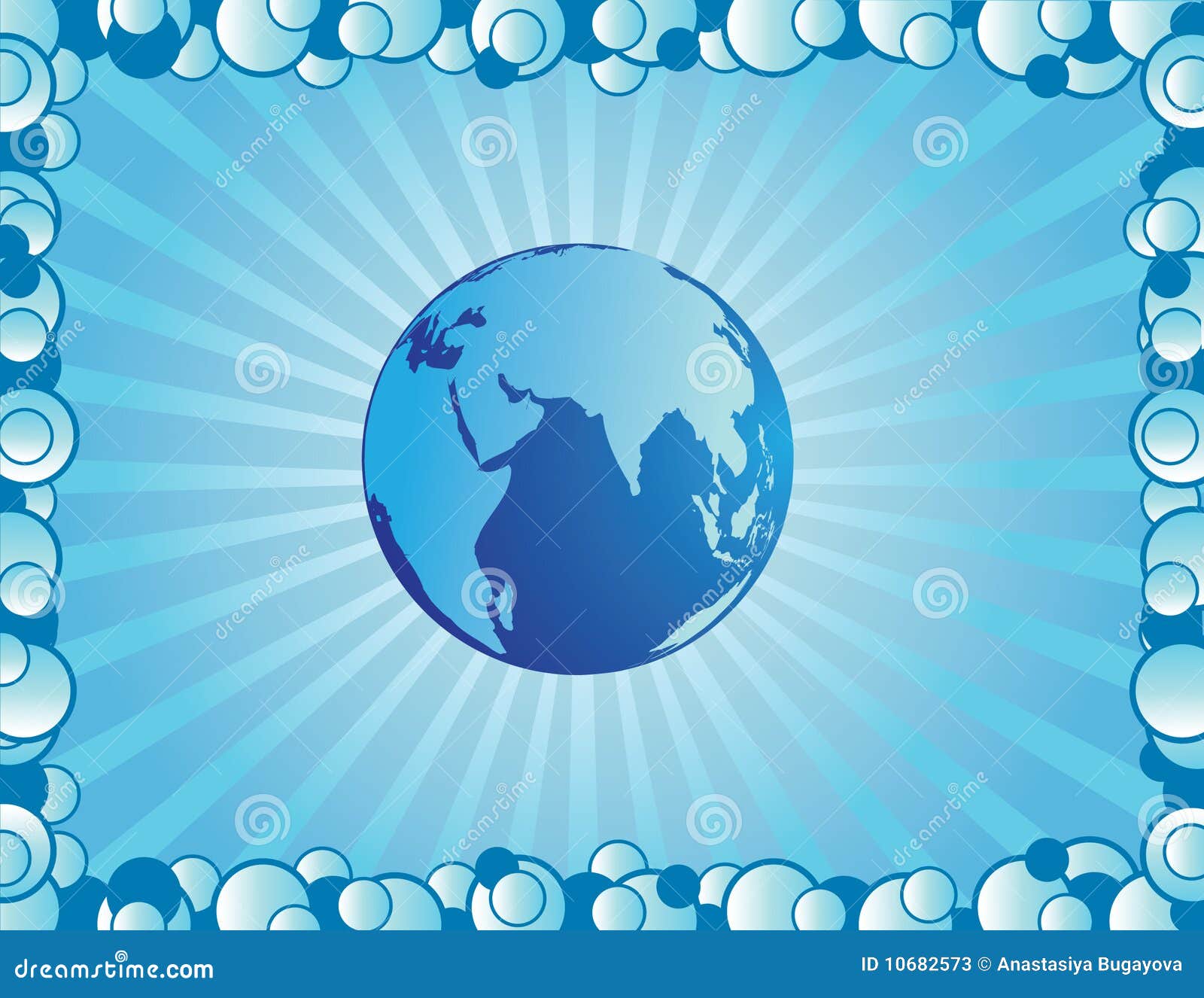 Globe background stock vector. Illustration of blue, geography - 10682573