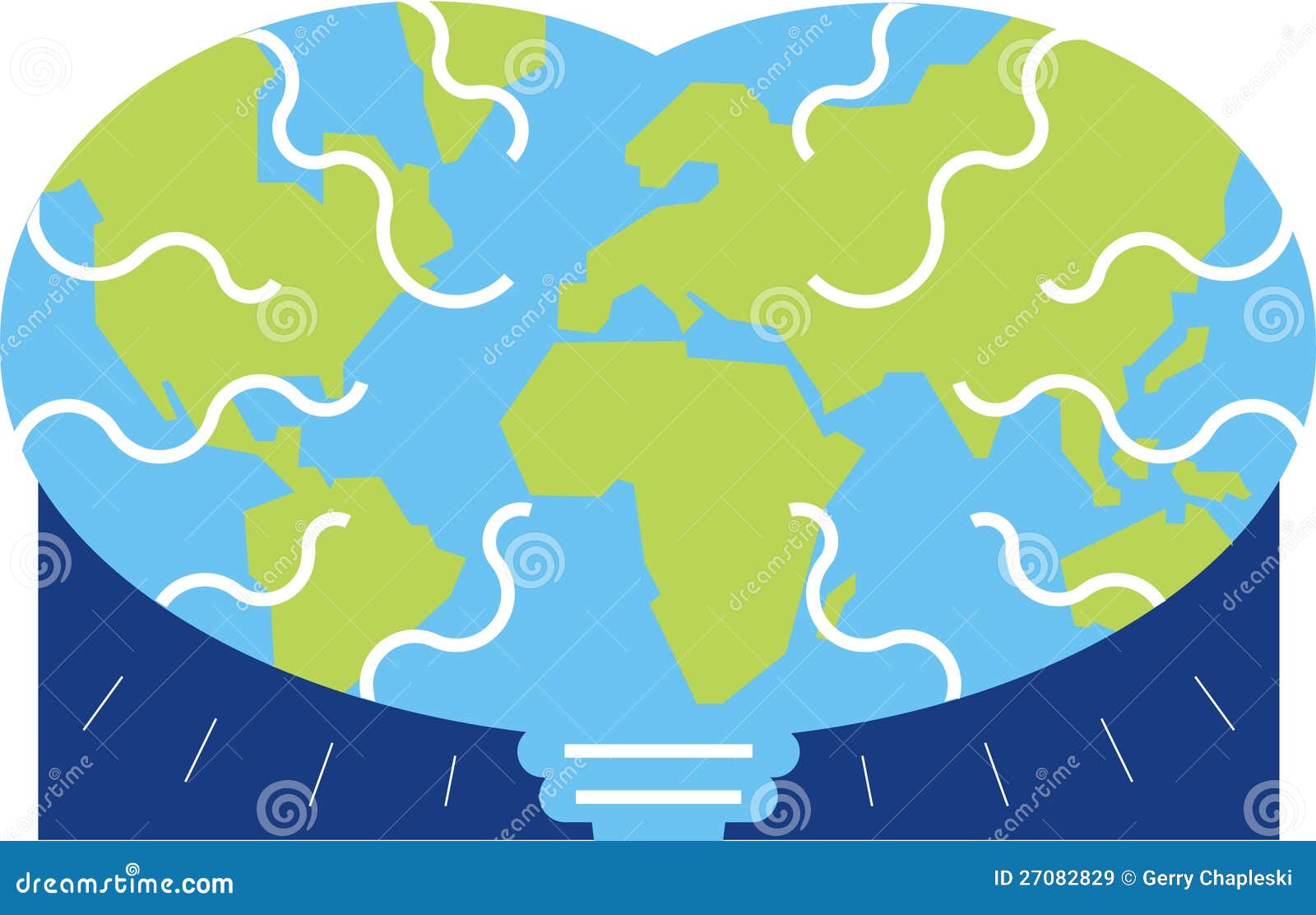 Globe brain stock vector. Illustration of brain, information - 27082829