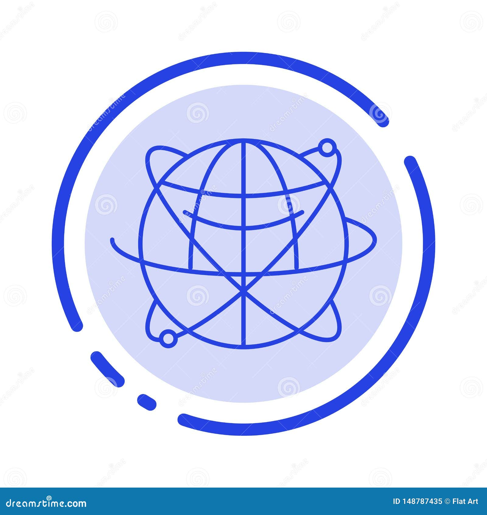 Globe, Business, Data, Global, Internet, Resources, World Blue Dotted ...