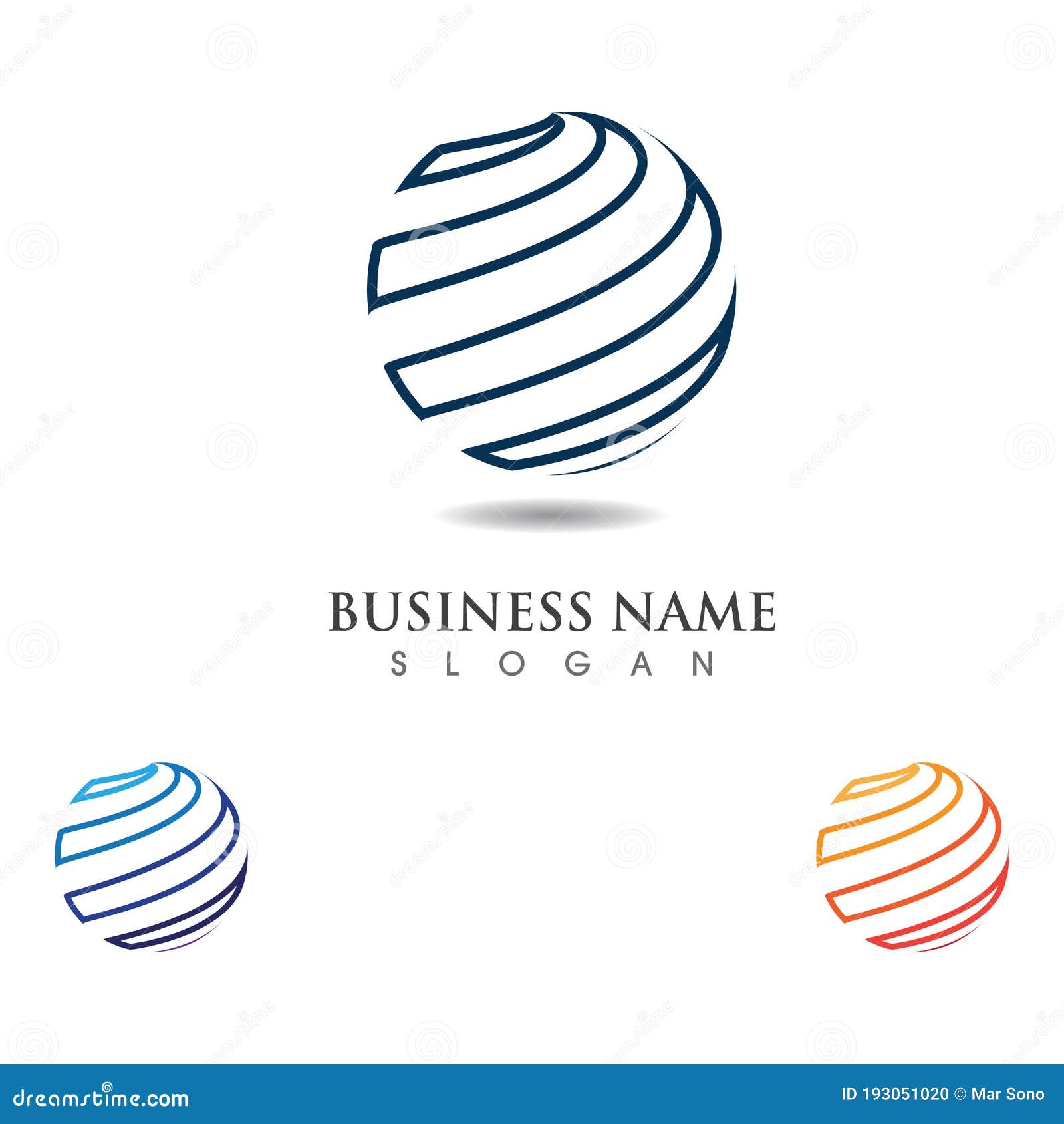 Globe Circle Logo and Symbol Vector Template Stock Vector ...