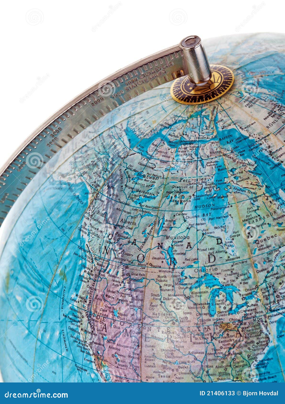 Globe closeup stock image. Image of color, traveling - 21406133