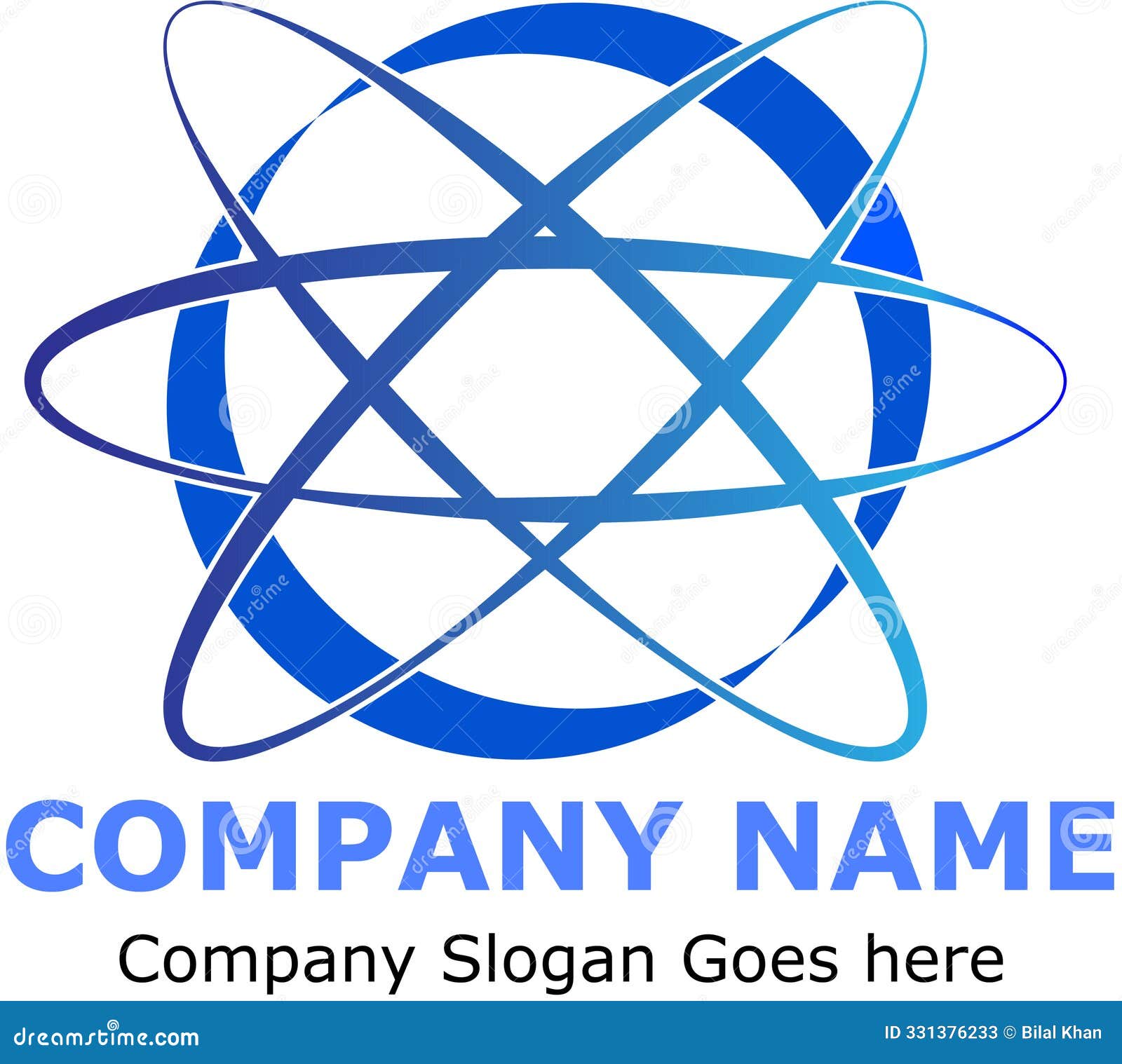 Globe Company Logo Atomic Shape Design Symbol Cooperate Logo Monogram ...