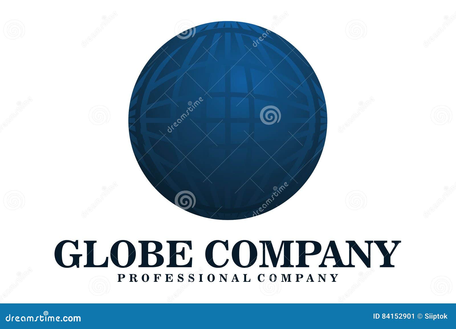 Globe company logo stock vector. Illustration of blue - 84152901