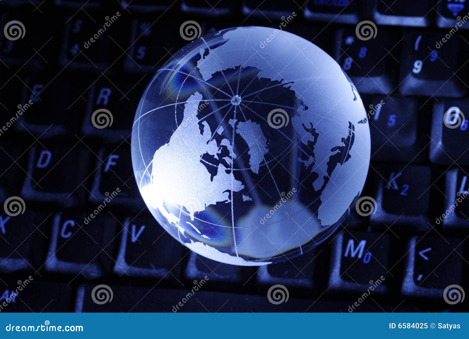 Globe and computer stock image. Image of opportunity, computer - 6584025