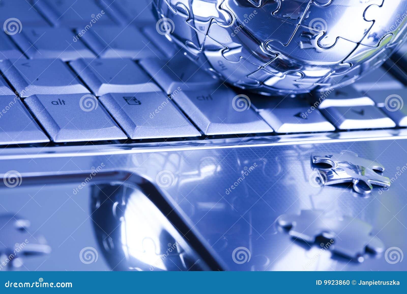Globe and computer stock photo. Image of conceptual, digital - 9923860