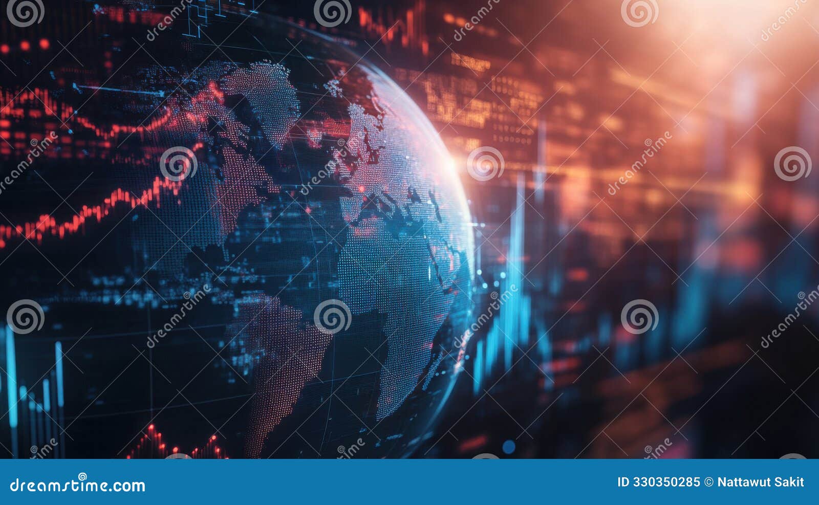 Globe in the Concept of Global Economic Network, Connectivity in the ...