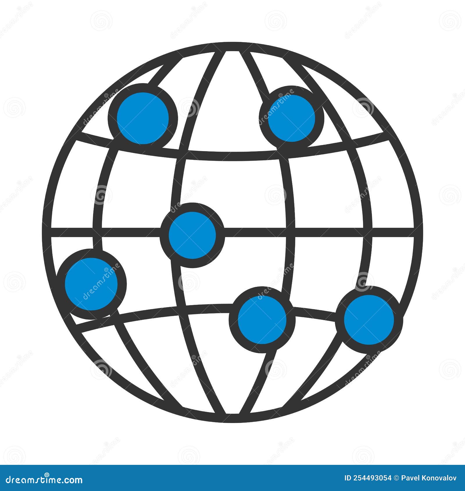 Connection Point Of Circuit,cyberspace Background,abstract Technology ...