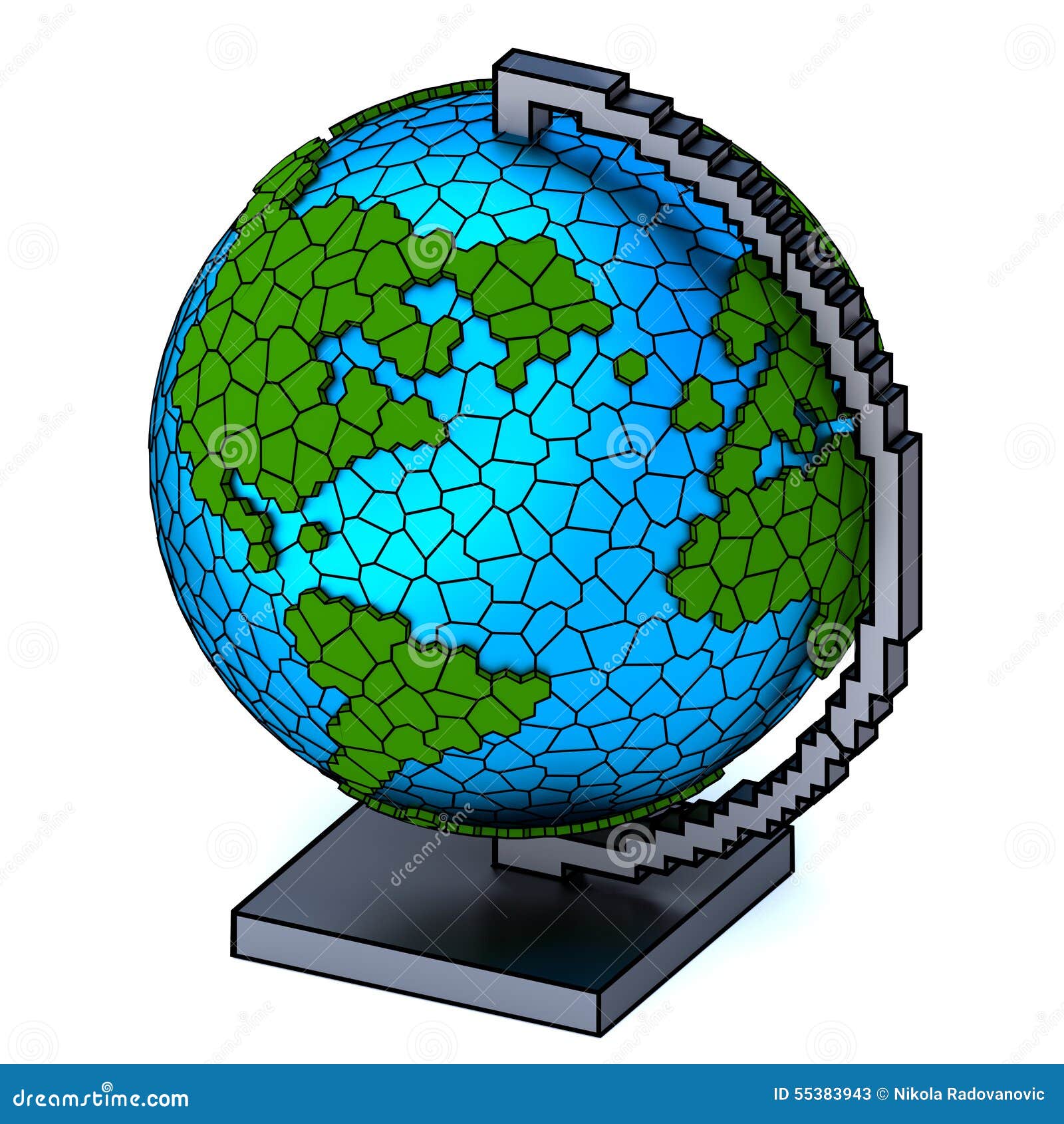 Globe stock illustration. Illustration of dimensional - 55383943
