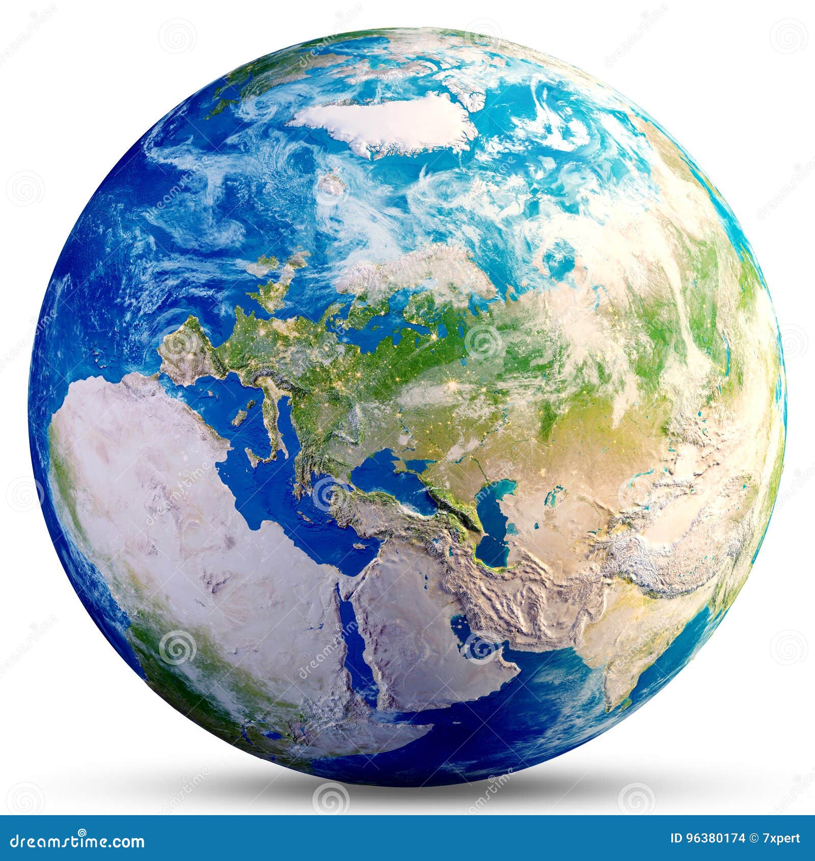 Globe De La Terre De Planète Photo stock - Image du bleu, concept: 96380174