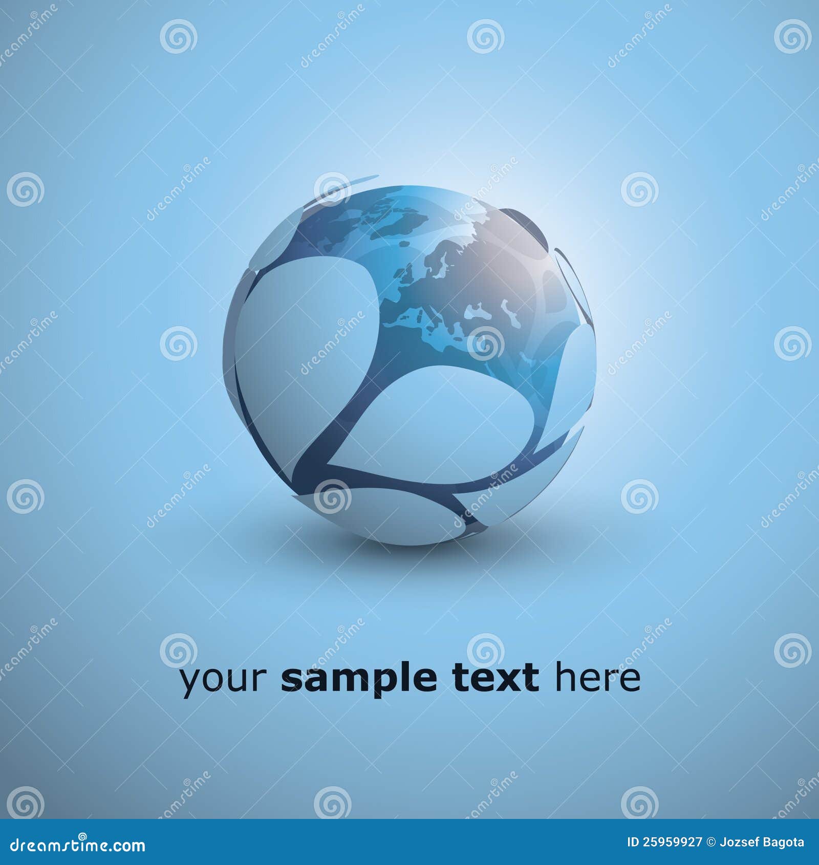 Globe Design Vector stock vector. Illustration of digital - 25959927