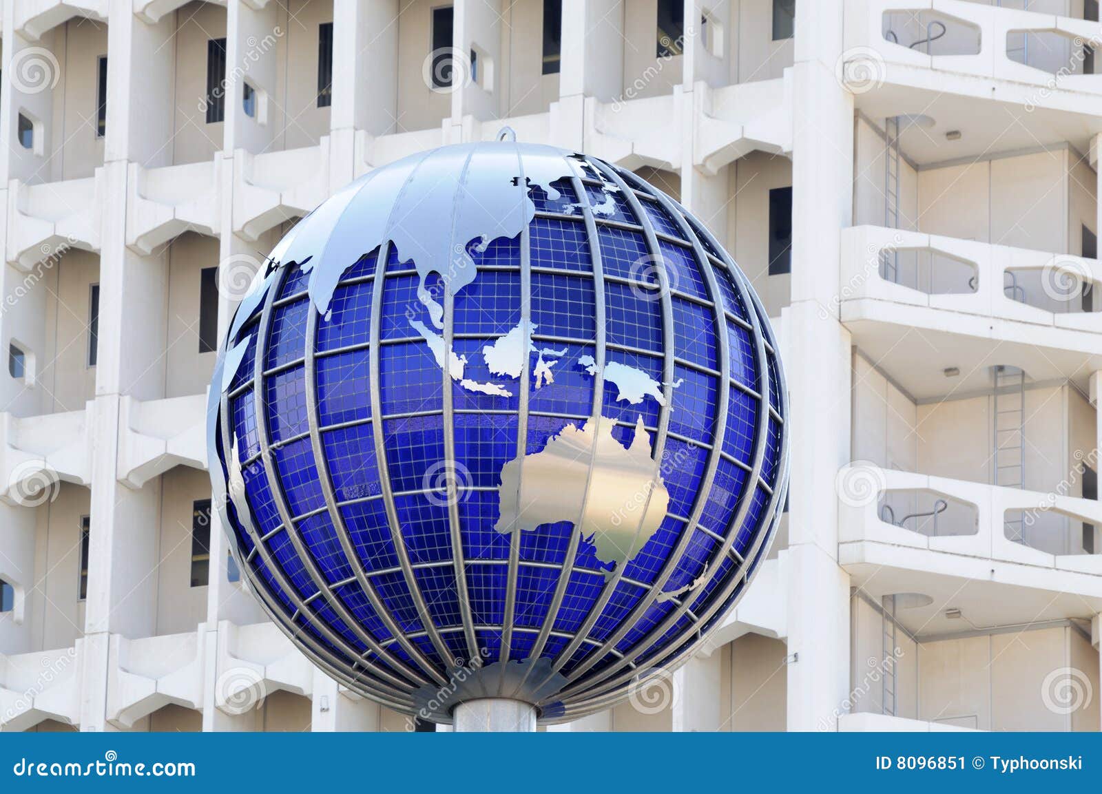 Globe in Dubai stock image. Image of world, globe, dubai - 8096851