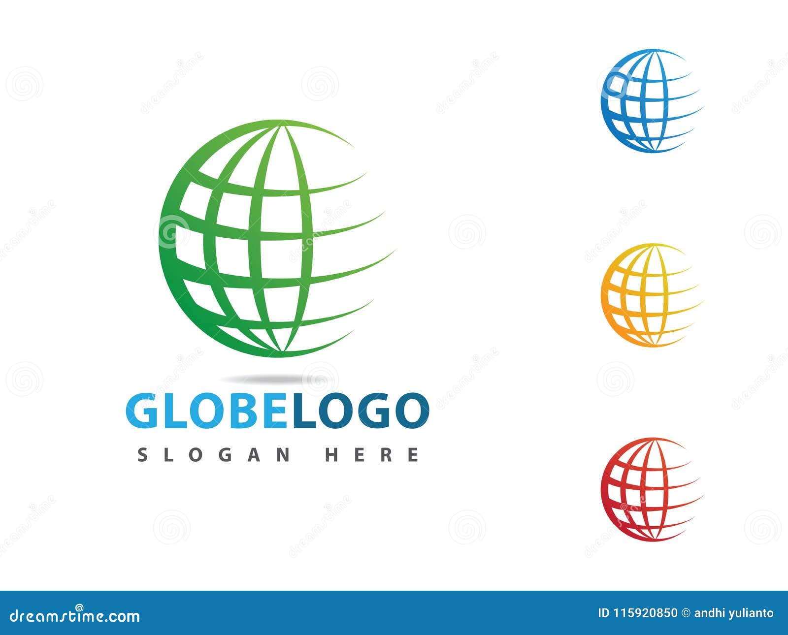 Globe Dynamic Sphere Logo Icon Vector Design Stock Illustration ...
