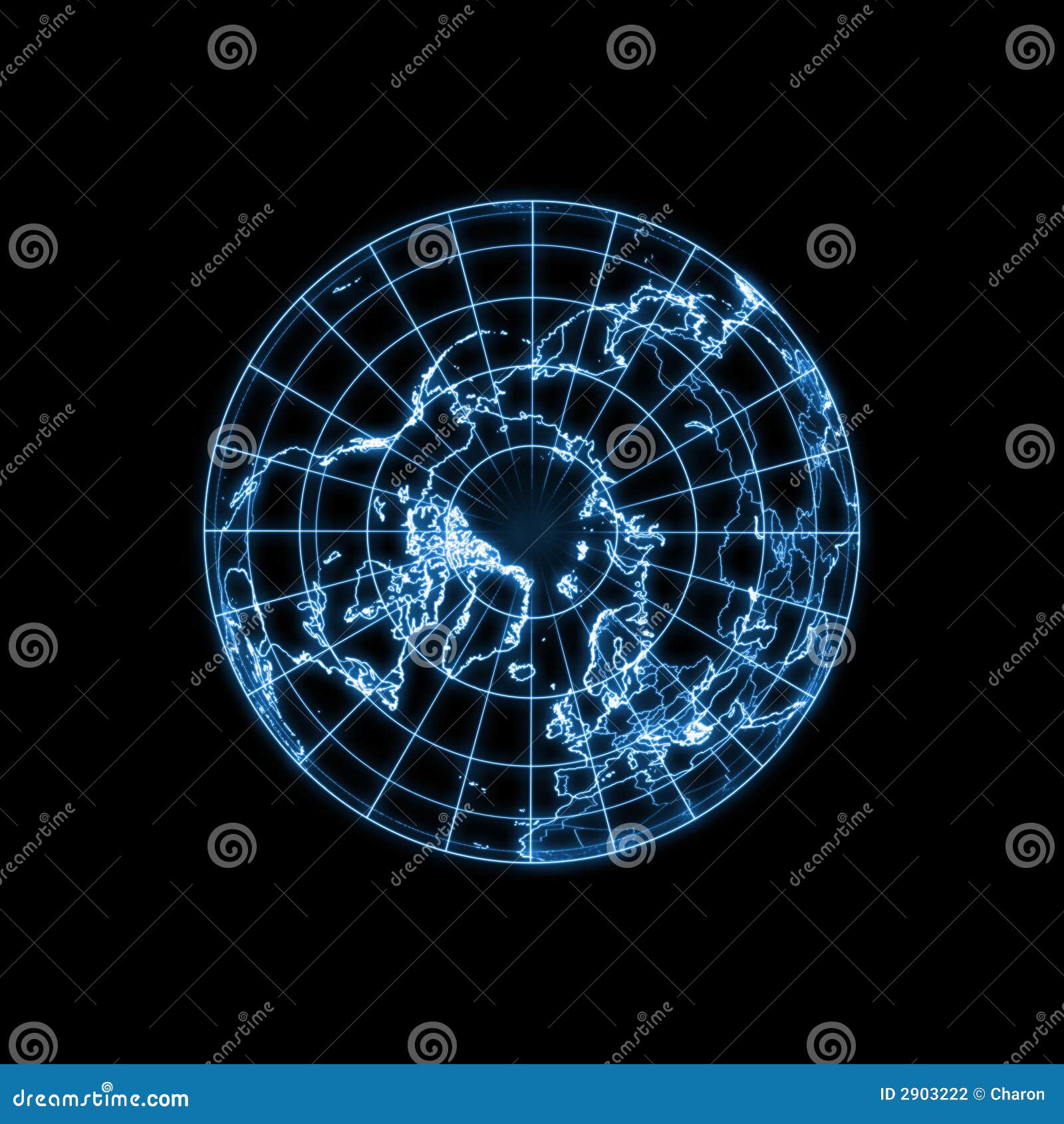 Global Map Light Background