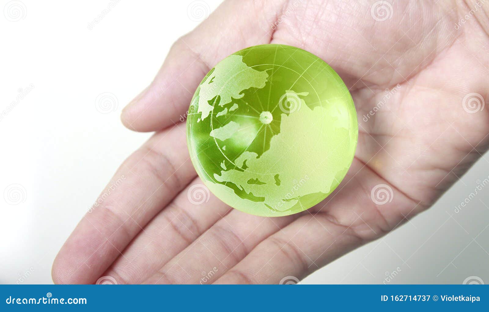 Globe ,earth in Human Hand. Earth Image Provided by Nasa Stock Image ...