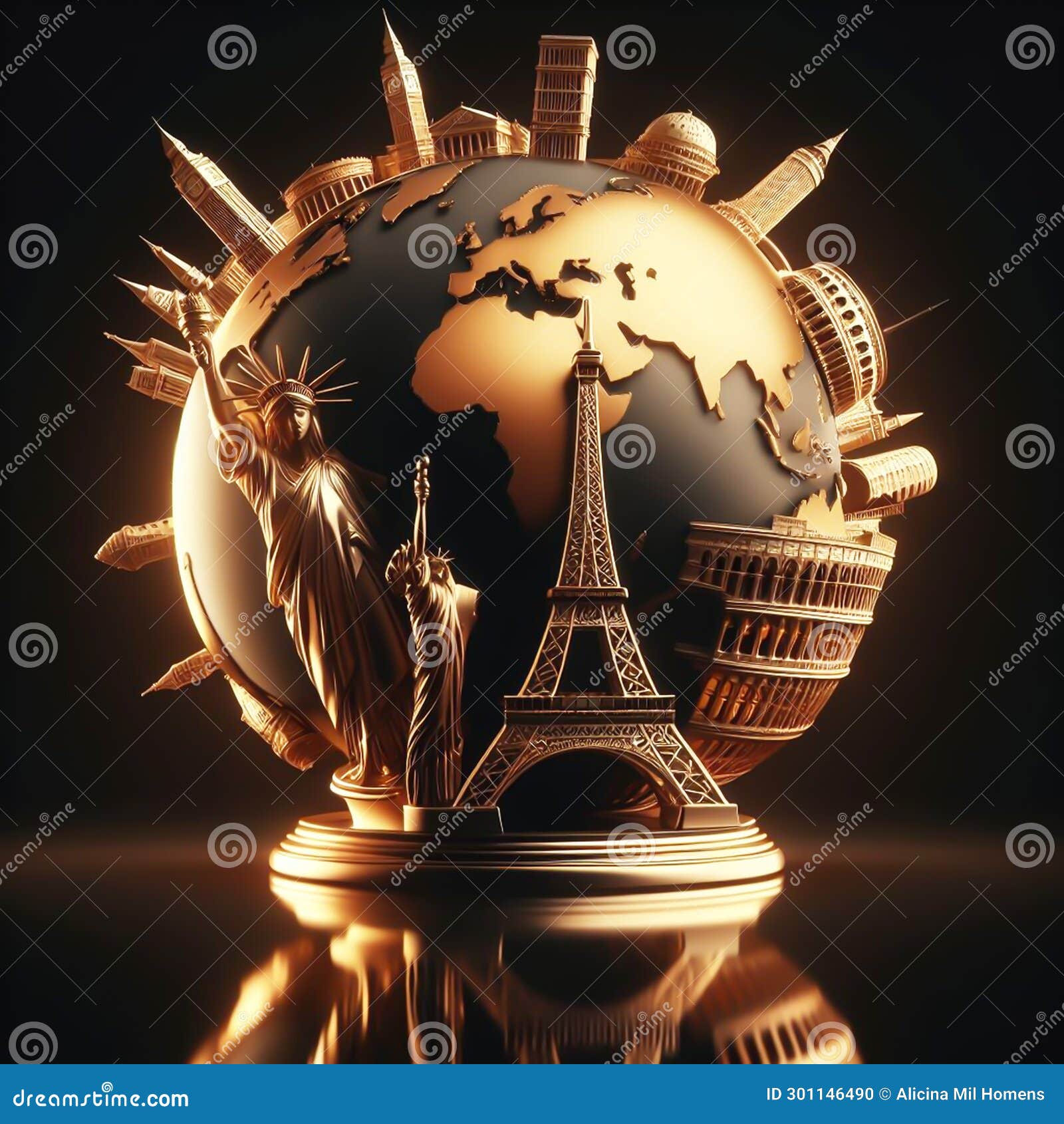 World Attractions Icon Line, Linear Vector Set. Black Signs, Symbols ...