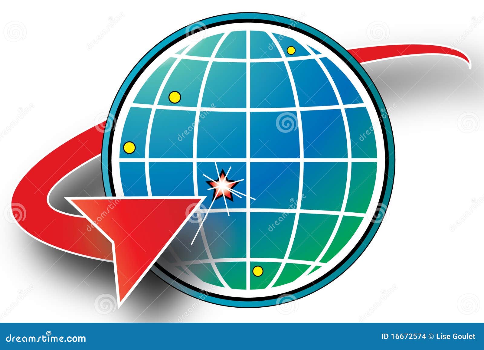 Globe Earth Market stock vector. Illustration of marketing - 16672574