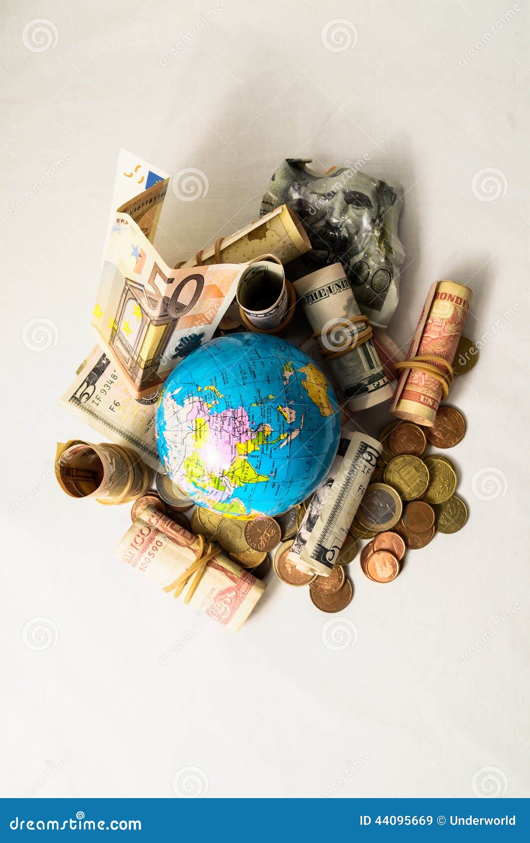 Globe Earth and Money stock image. Image of leading, team - 44095669
