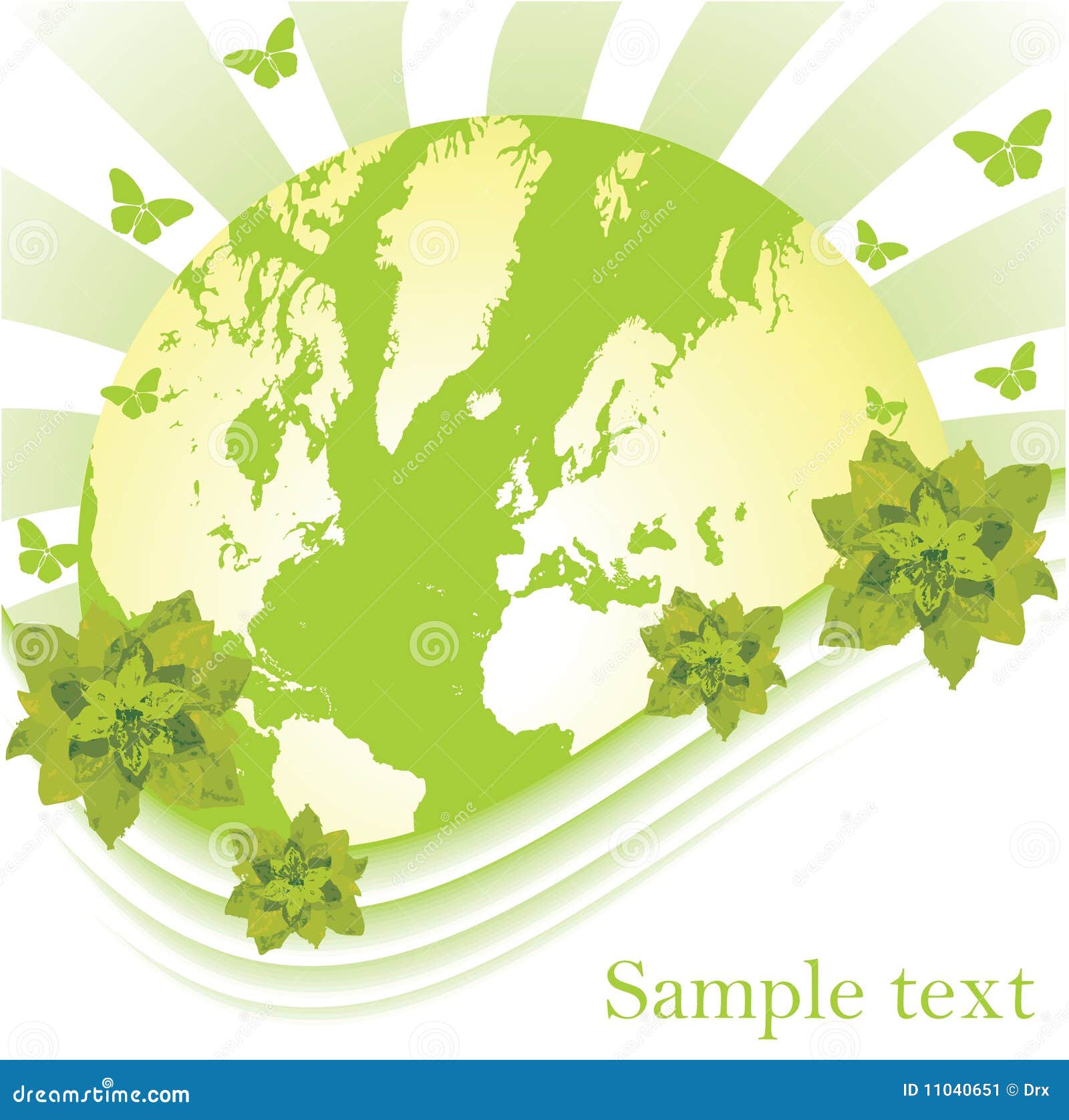 Globe: earth and nature stock vector. Illustration of nature - 11040651