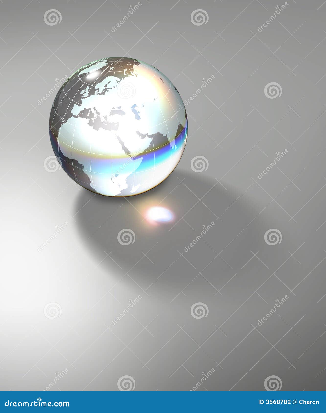 Globe Earth Transparent Glass Planet Stock Illustration - Illustration ...