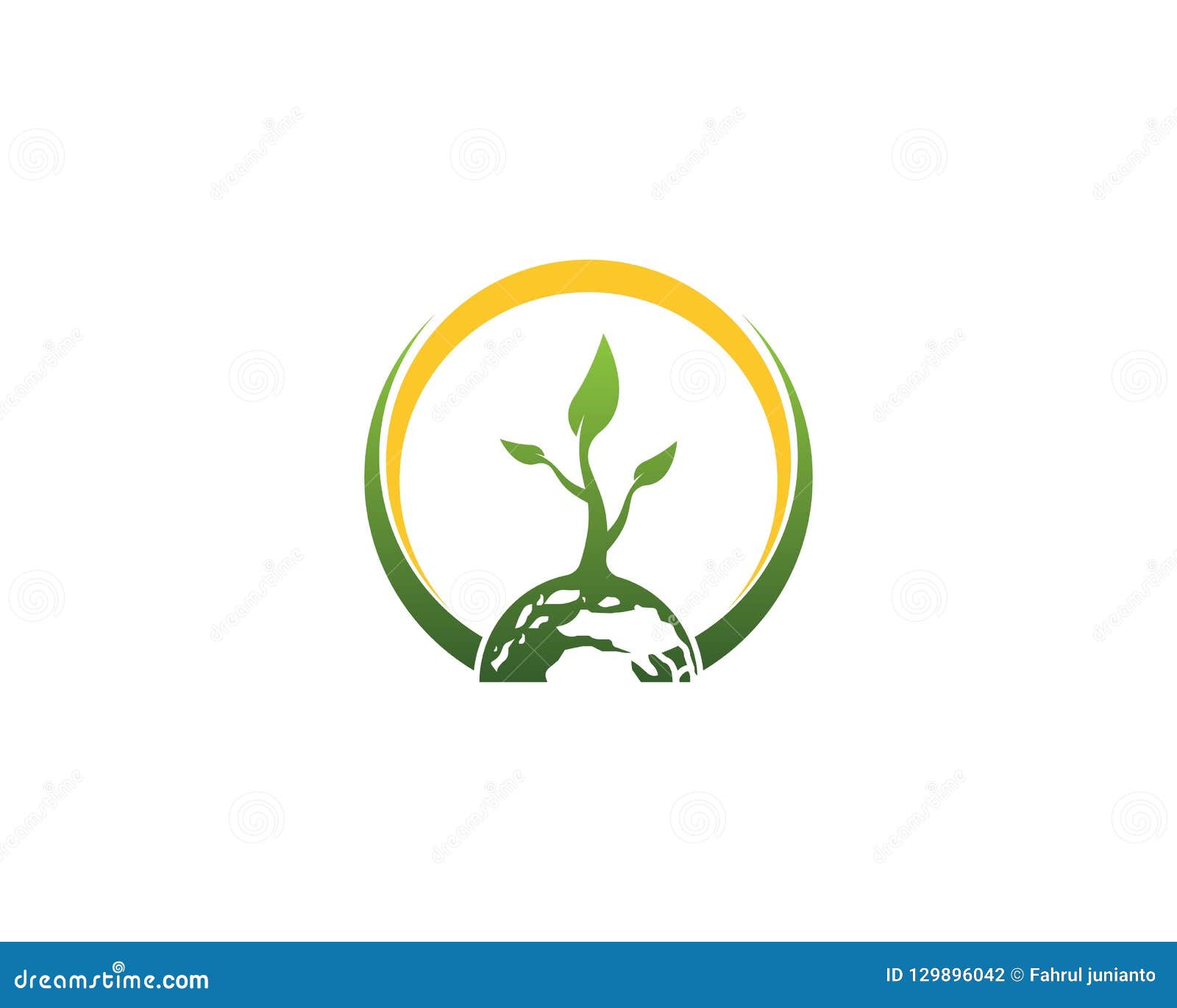 Globe Earth Tree Logo Vector Stock Vector - Illustration of design ...