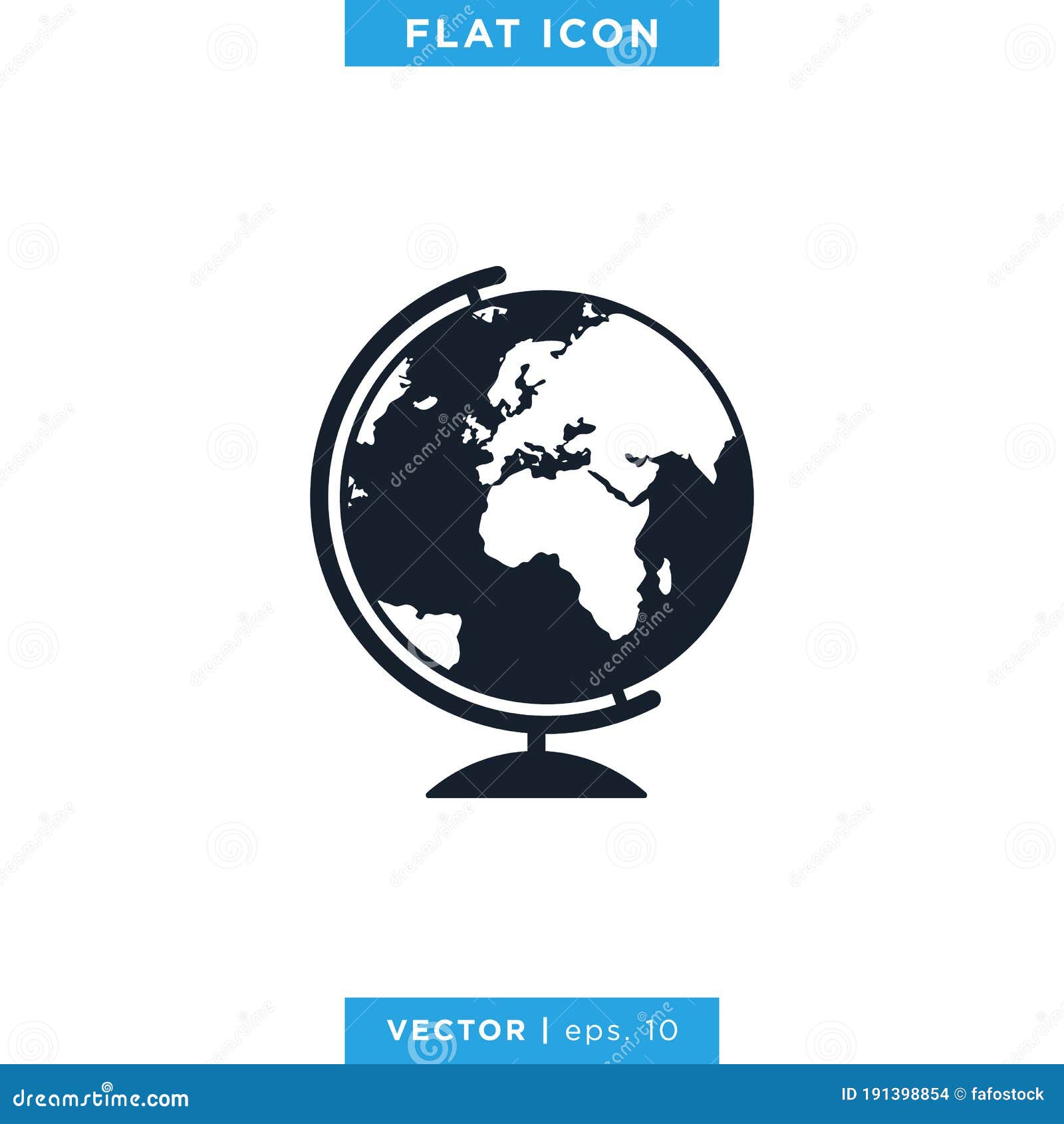 Globe Earth Vector Design Template Stock Vector - Illustration of globe ...