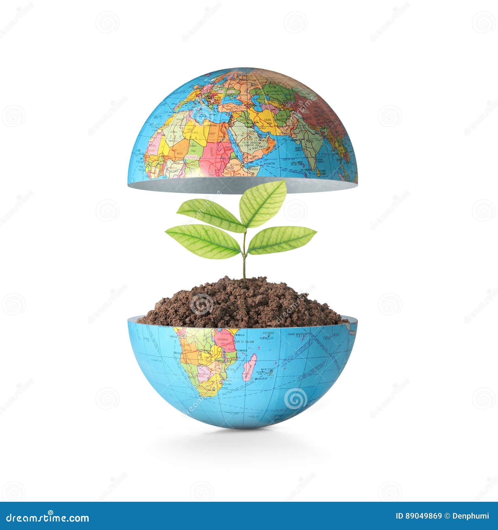 Globe a Environment Concept Stock Image - Image of trees, earth: 89049869