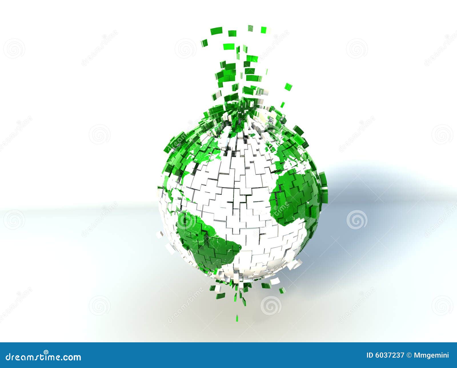 Globe explosion stock illustration. Illustration of page - 6037237