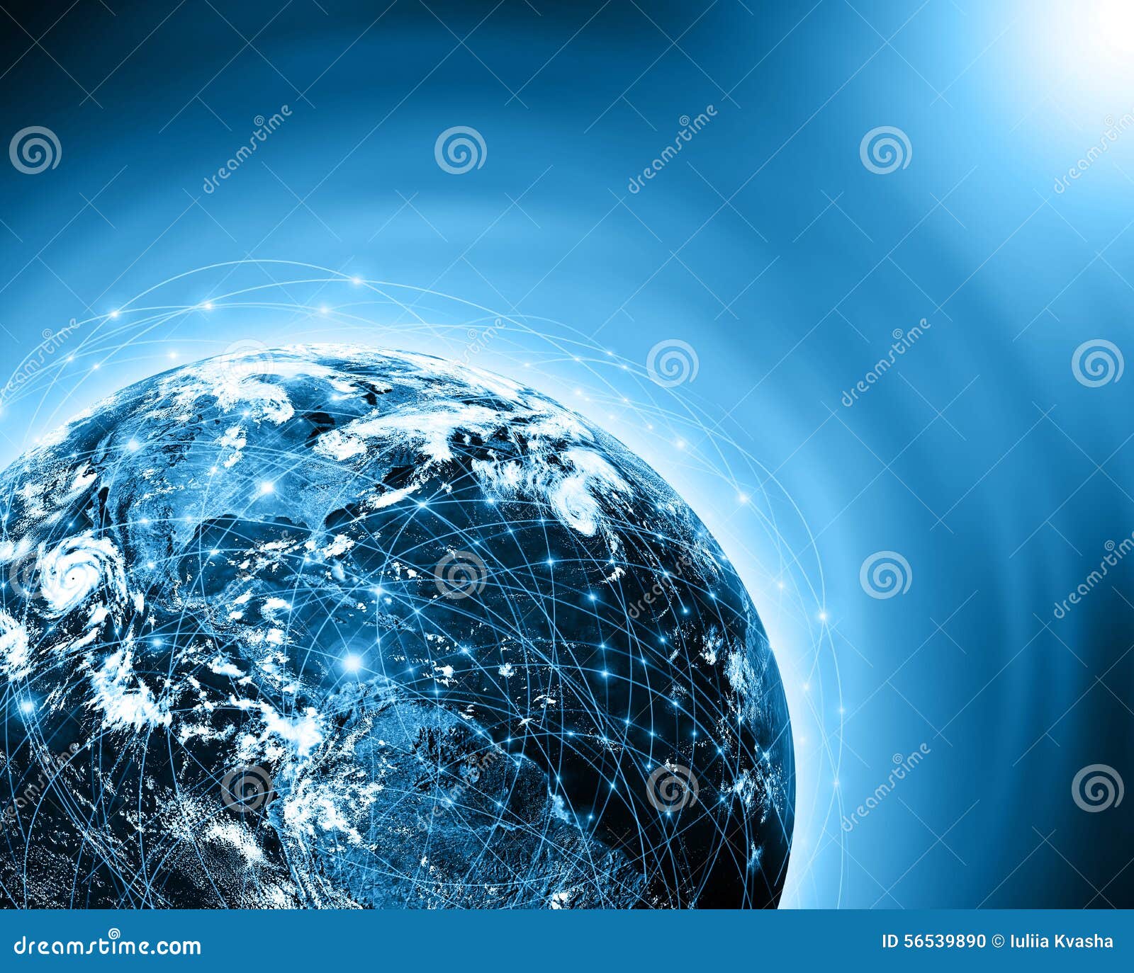 Globe, Flashes of Light, Rays, Line Stock Illustration - Illustration ...