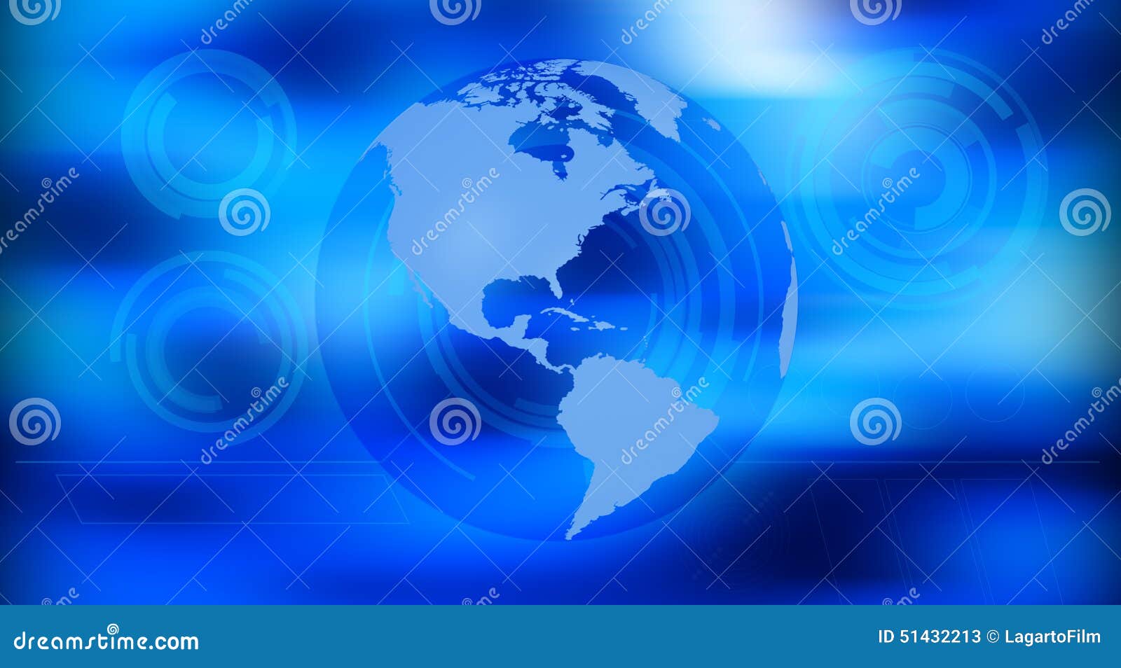 Globe Future Business Concept Stock Illustration - Illustration of ...