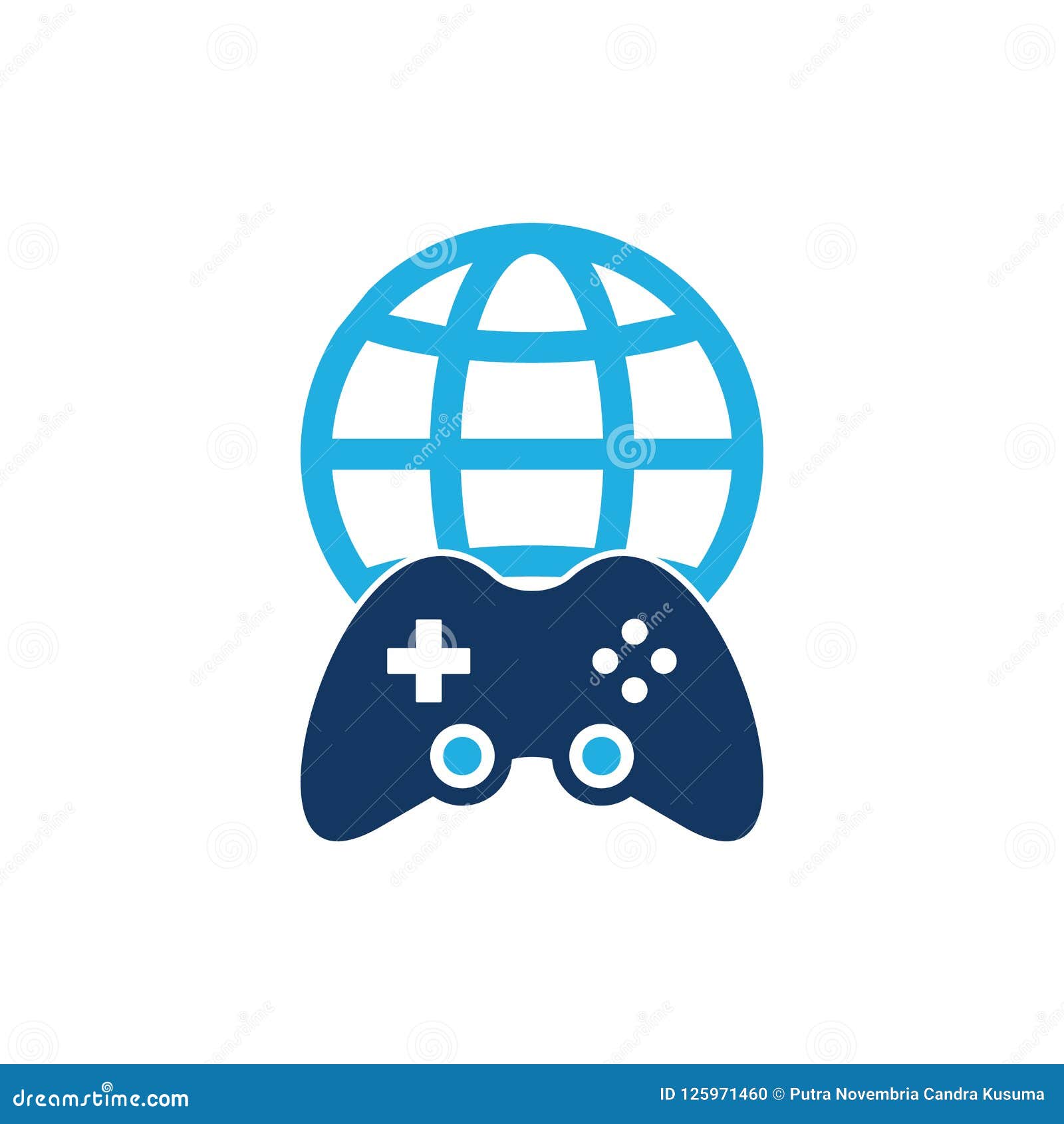 Globe Game Logo Icon Design Stock Vector - Illustration of ...