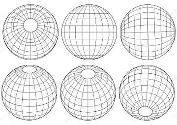 Globe grid - vector stock vector. Illustration of icon - 7495331