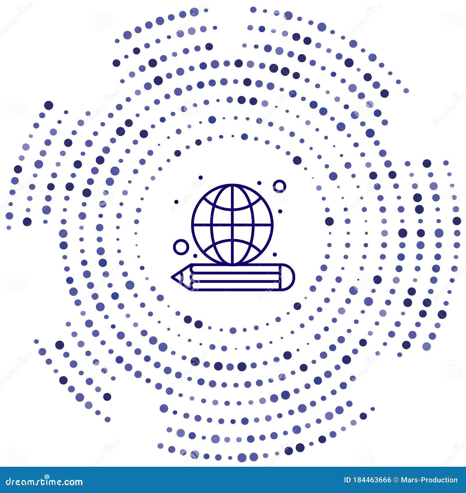 Globe Grid Vector Icon. Globe Grid Editable Stroke. Globe Grid Linear ...