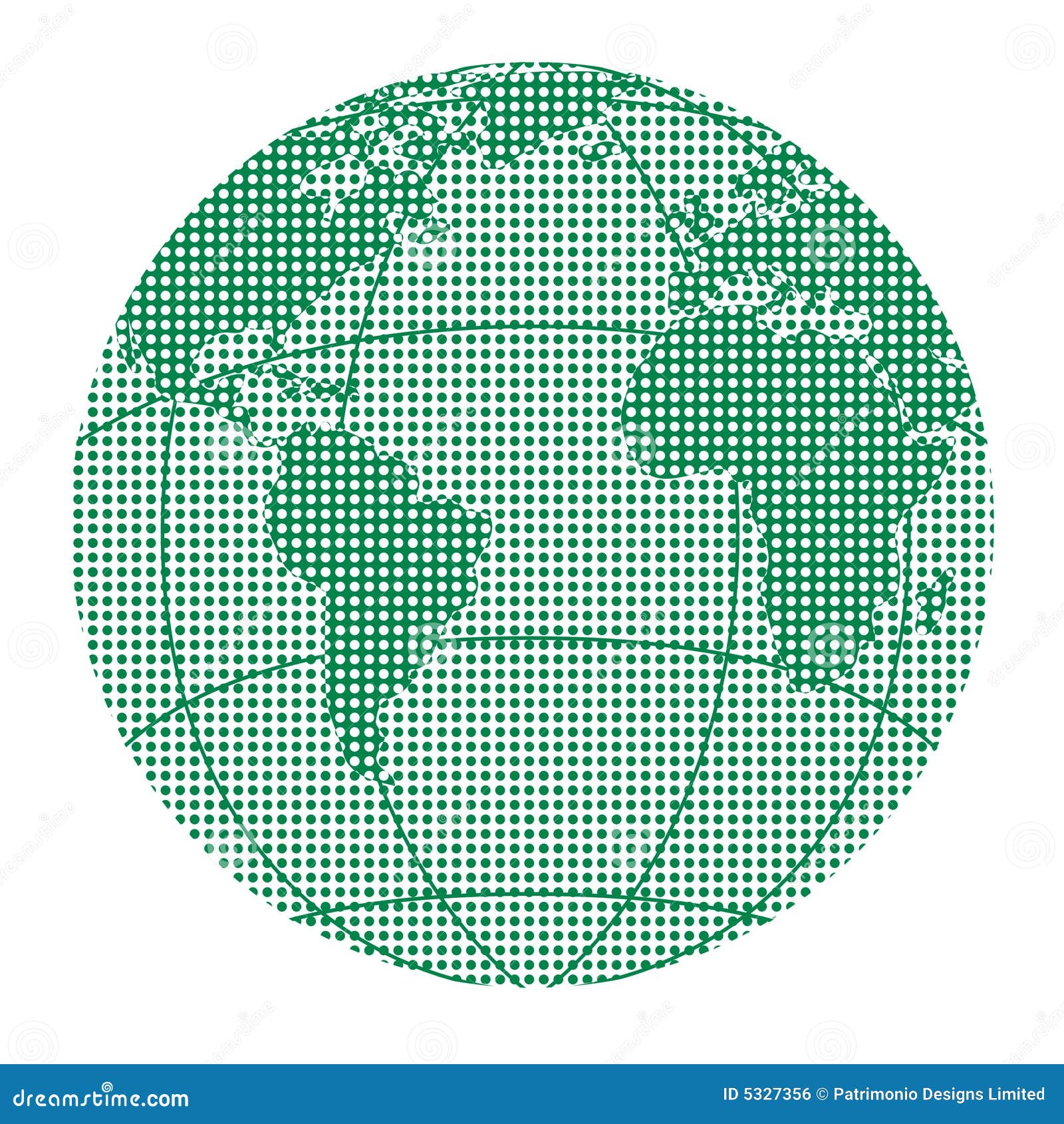Globe halftone dots stock illustration. Illustration of halftone - 5327356