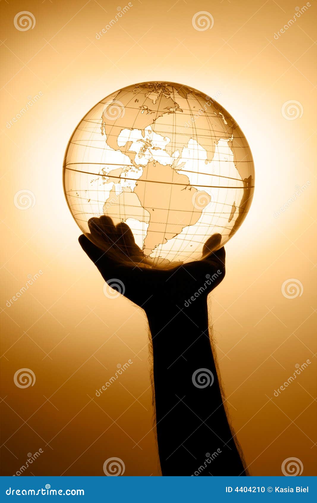 Globe in hand stock photo. Image of color, nations, translucent - 4404210