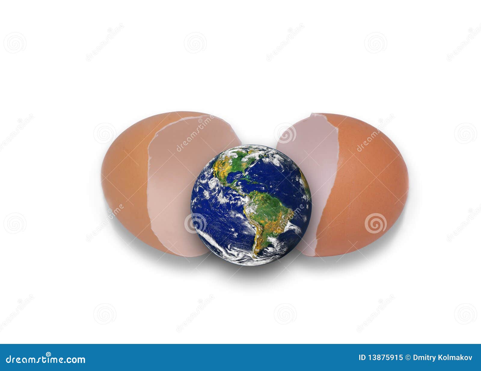 The Globe Hatching from Egg Stock Image - Image of planet, nature: 13875915