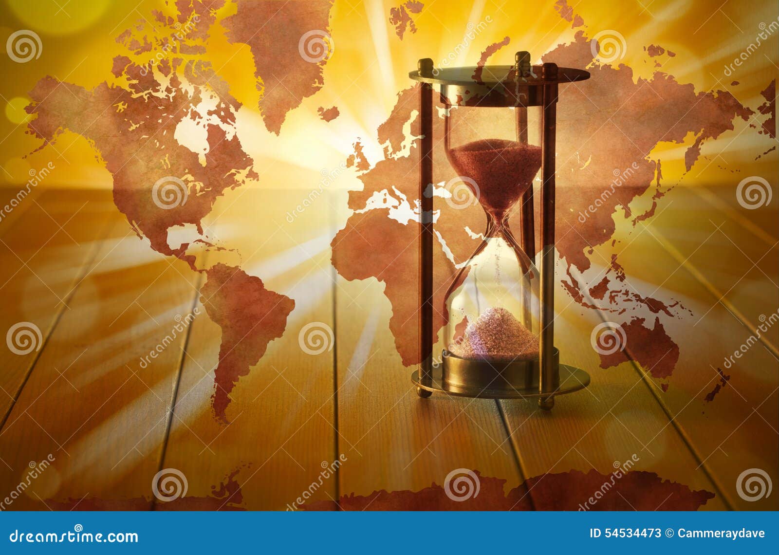 Global Hourglass Time Climate Change Stock Image - Image of agreement ...