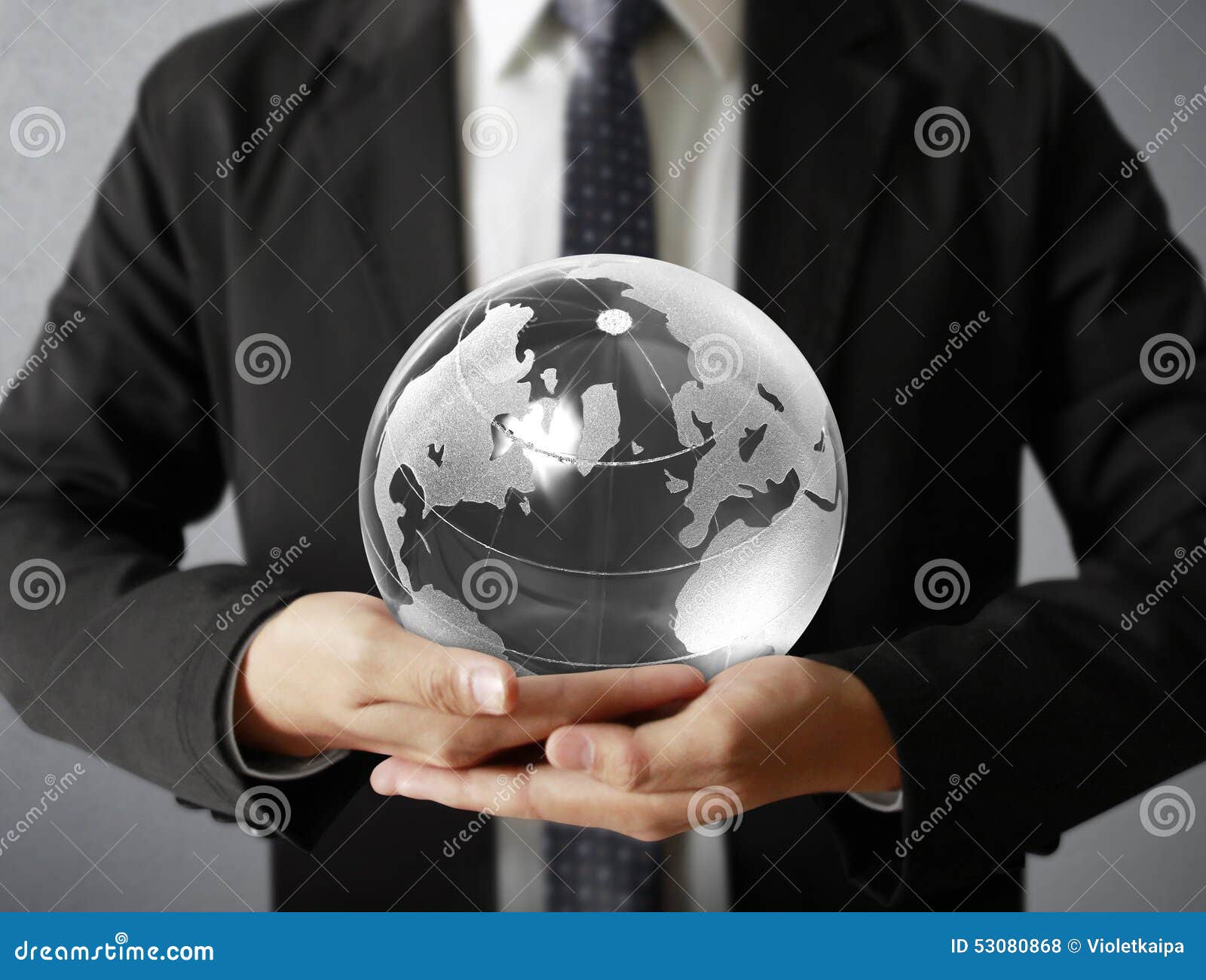 Globe in Human Hand. Earth Image Provided by Nasa Stock Photo - Image ...