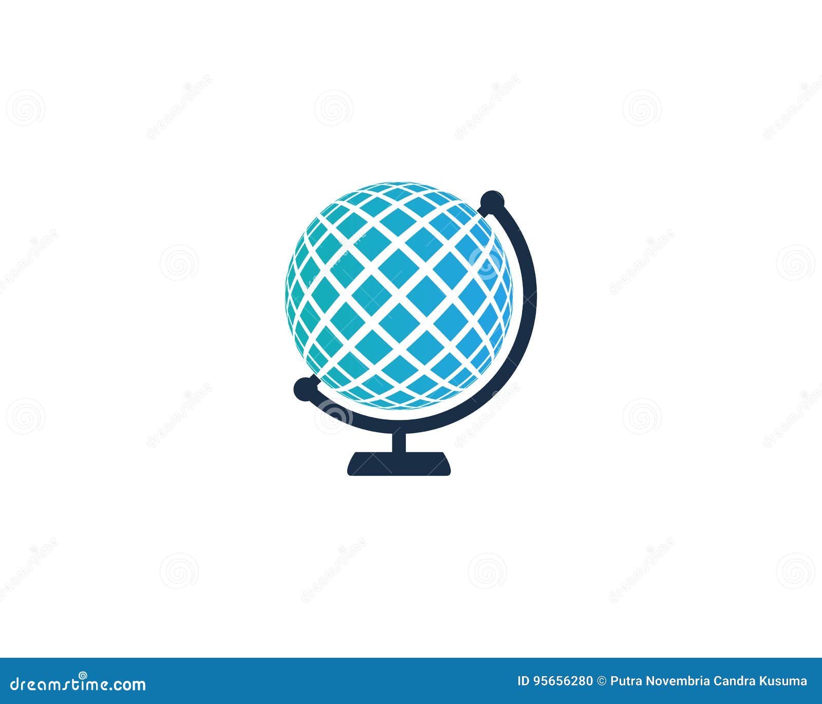 Globe Icon Logo Design Element Stock Vector - Illustration of ...