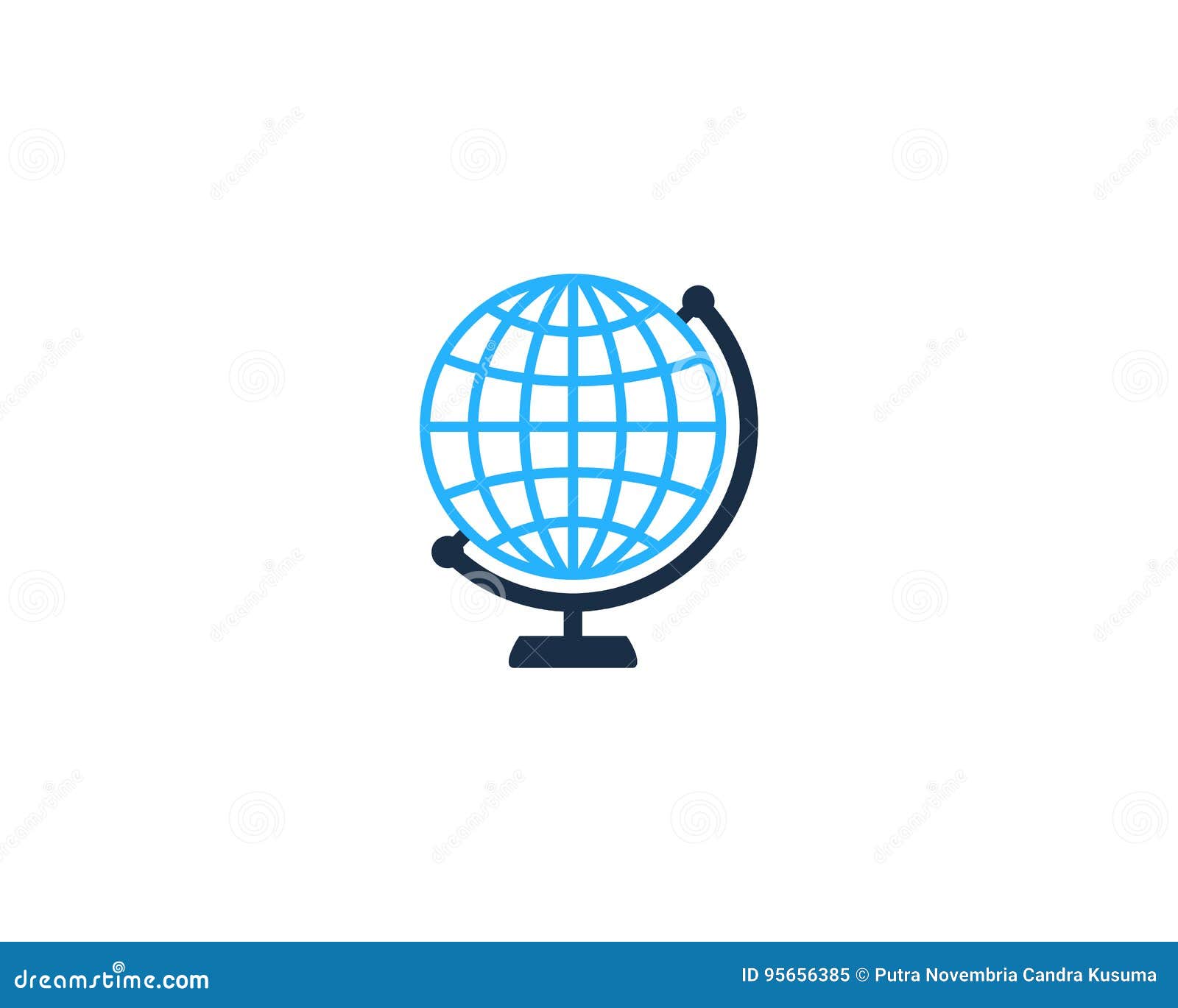 Globe Icon Logo Design Element Stock Vector - Illustration of business ...