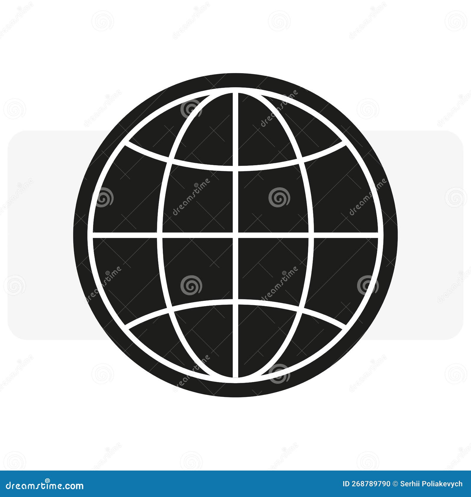 Globe Icon for Site Design. Internet Network. Vector Illustration Stock ...