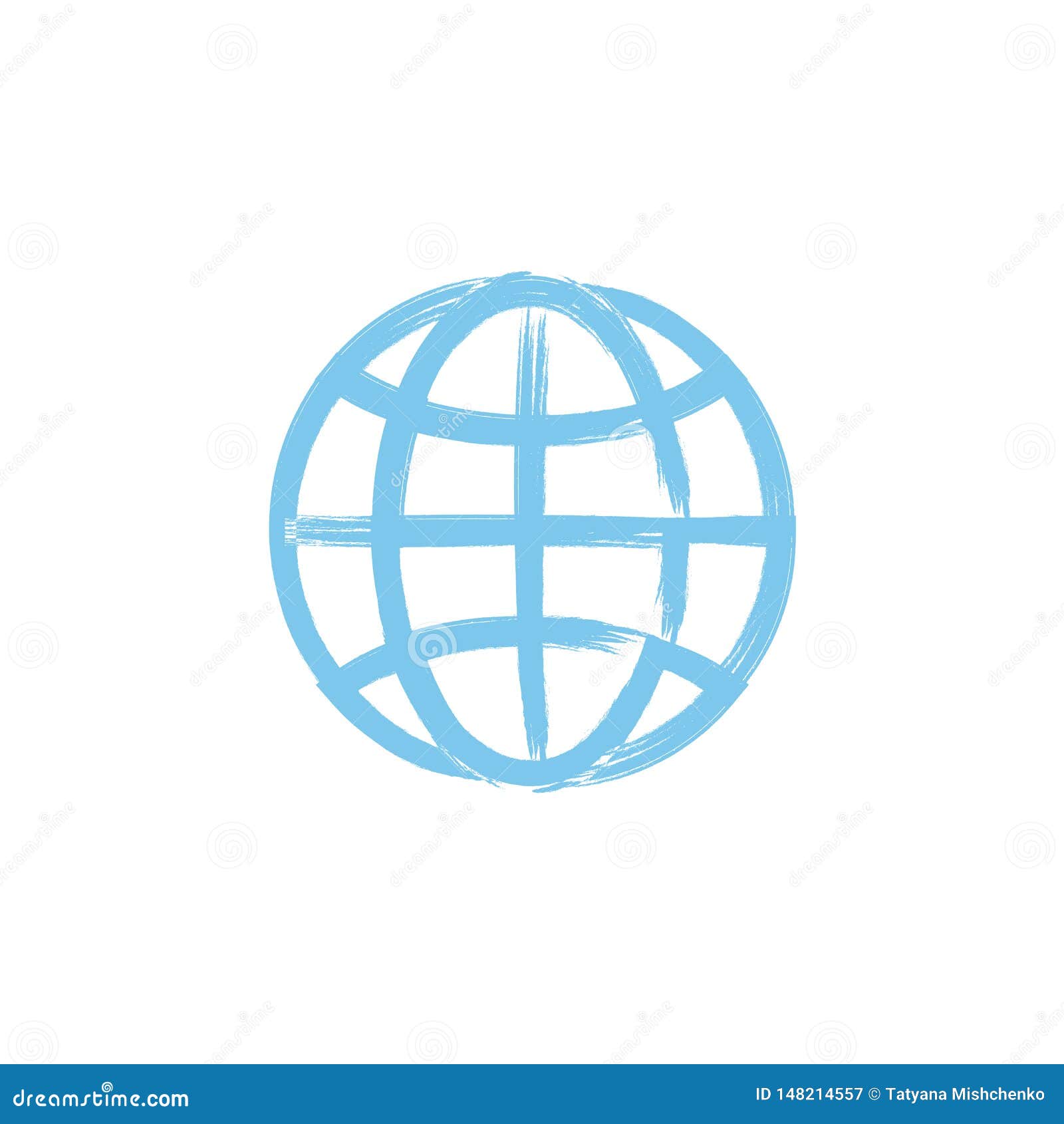 The Globe Icon. Globe Symbol Stock Vector - Illustration of industry ...